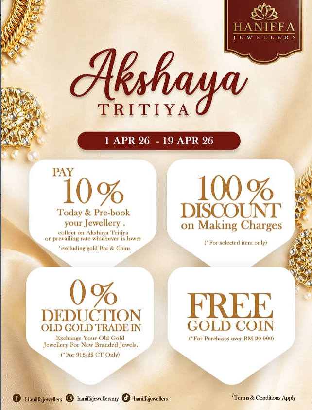 Haniffa Jewellers Akshaya Tritiya Offer 2026